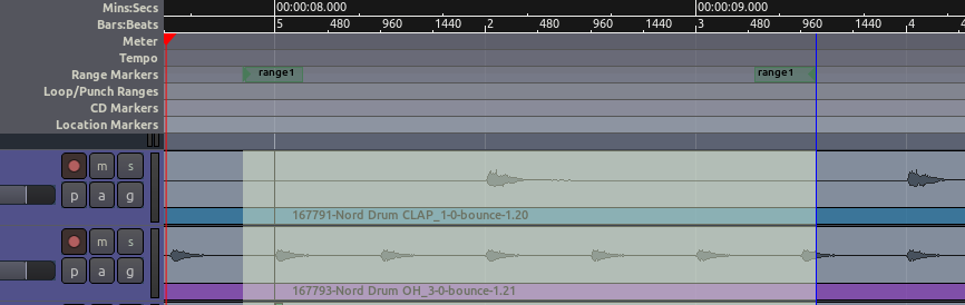 Exporting a Range – Ardour 4